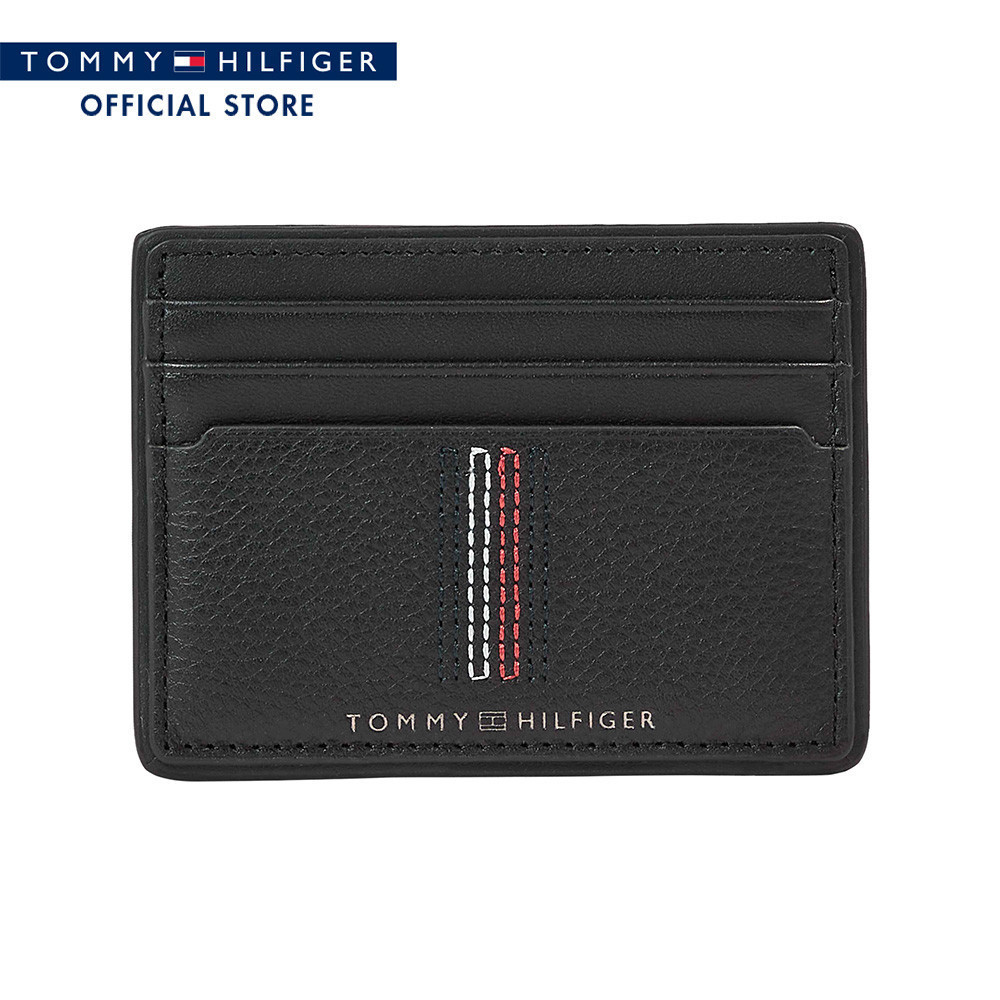 Tommy Hilfiger กระเป๋าใส่บัตร ผู้ชาย รุ่น AM0AM12529 BDS - สีดำ ...