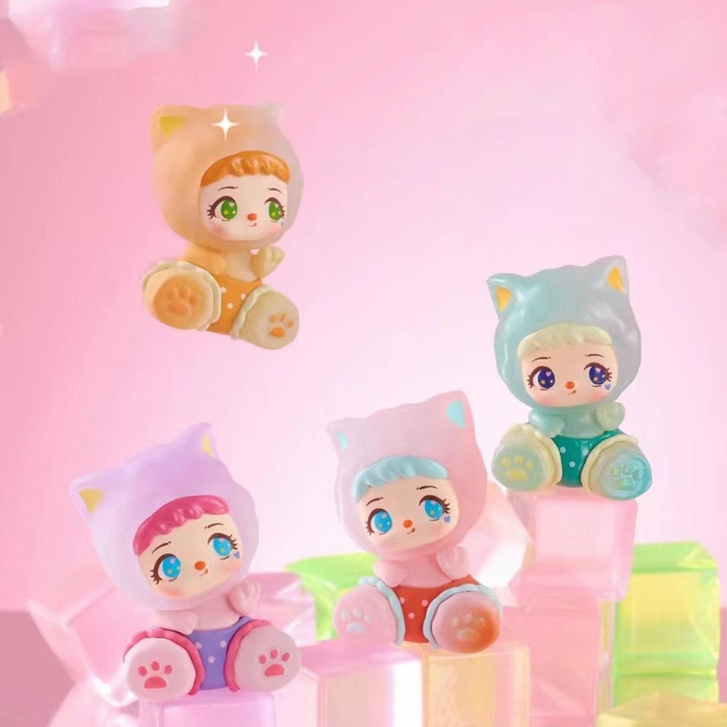 Liilatoys Liila Lucky Cat MINI Beans เครื่องประดับโต๊ะตัวเลขการ์ตูน ...