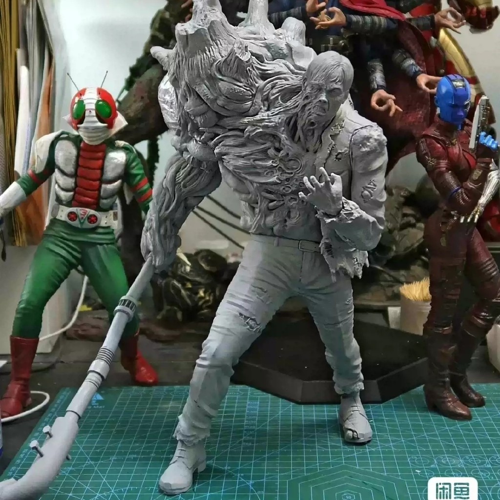 1/10 Resident Evil William G1 handmold GK White Mold uncold การพิมพ์3 ...