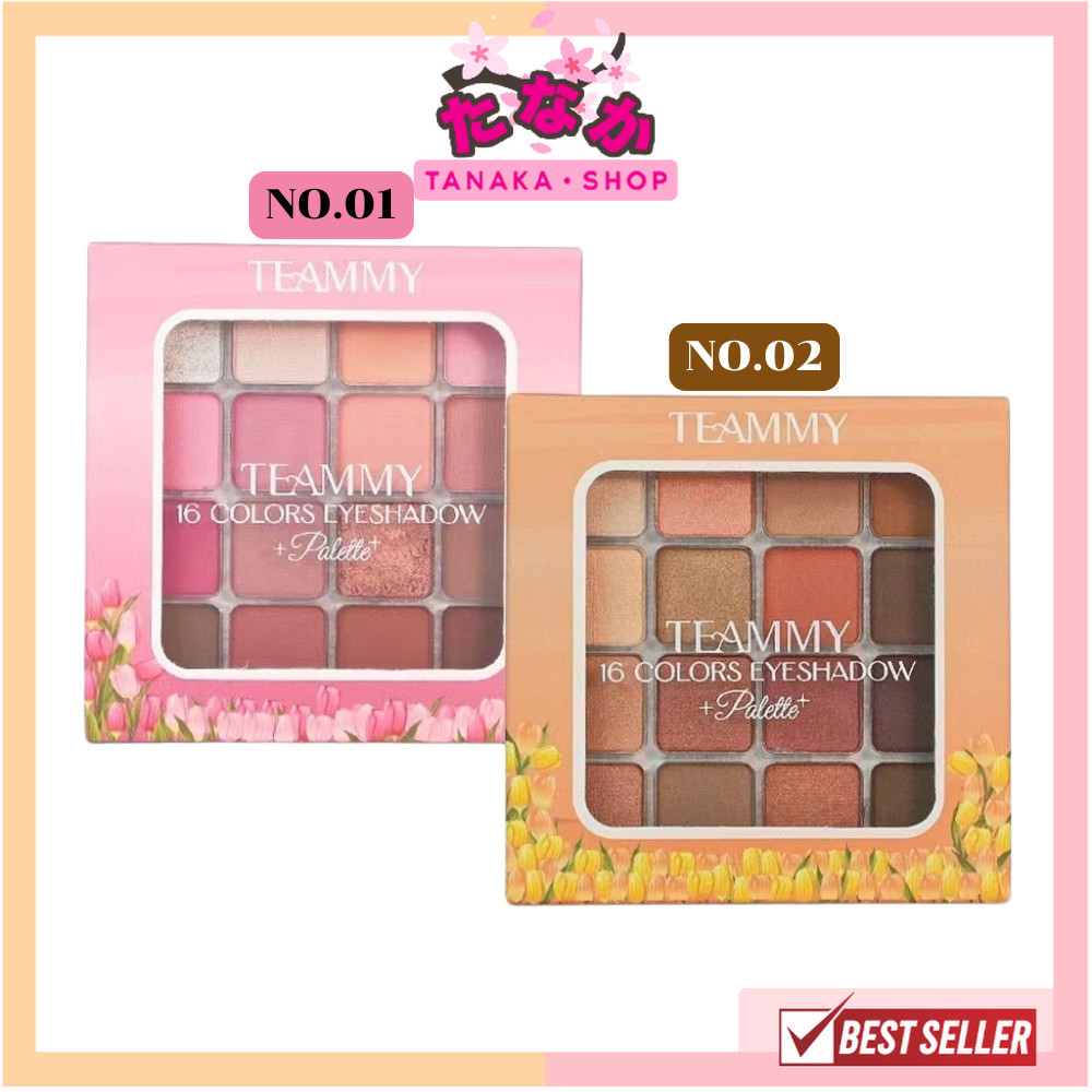 🔥แท้/ถูกที่สุด/ไลฟ์ทุกวัน🔥TE901 Teammy 16 Colors Eyeshadow Palette อายแแชโดว์ 16 สี เนื้อแมทและ ...