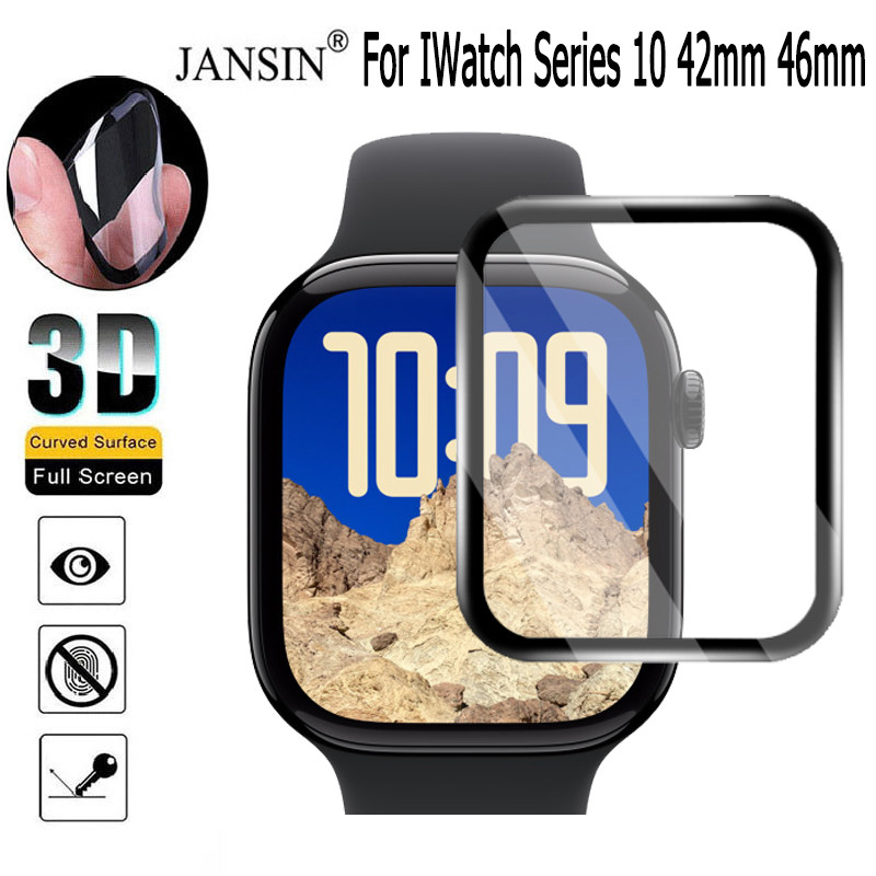 ฟิล์มเซรามิคสําหรับ iwatch series 10 42 มม.46 มม.ป้องกันหน้าจอสําหรับ ...