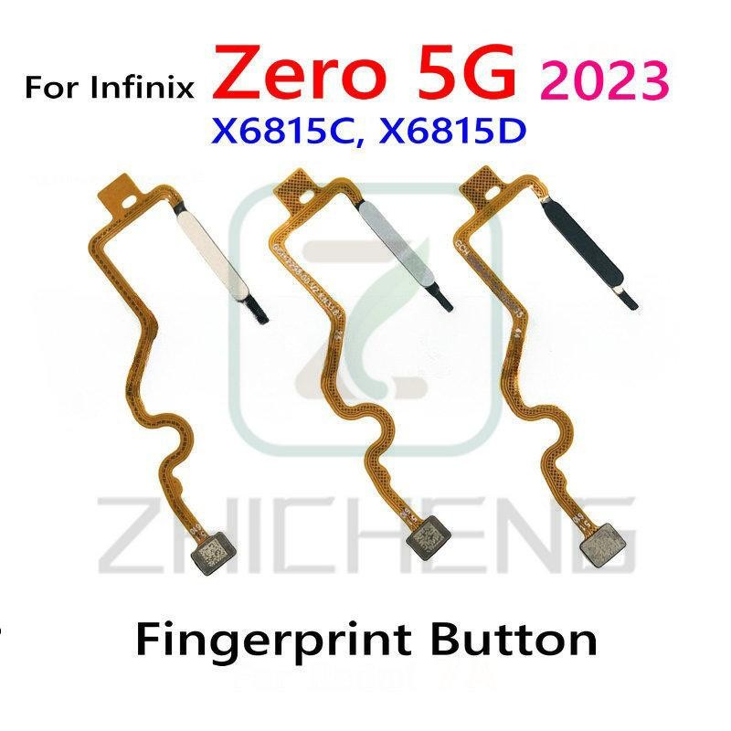 สําหรับ Infinix Zero 5G 2023 X6815C X6815D บ้านปุ่มเซ็นเซอร์ลายนิ้วมือ ...