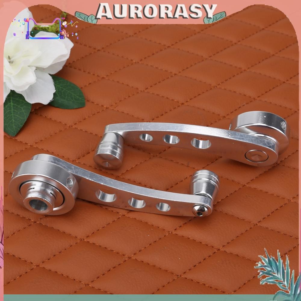 [AS] 2 ชิ้นอลูมิเนียมอัลลอยด์ Universal Car Window Handle Winder Riser ...