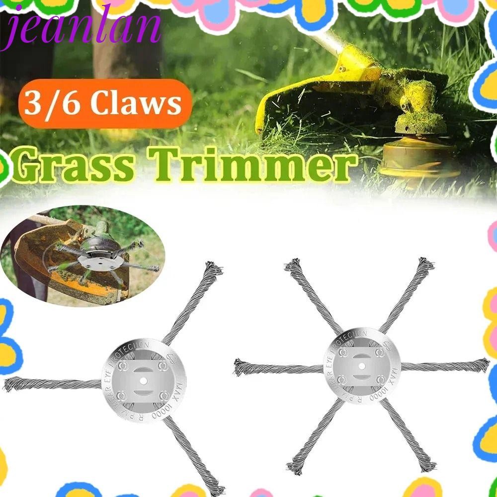 Jeanlan 1 ชิ้น หัวเครื่องตัดหญ้า, แปรง Disc Removal Moss Rust Weed ...