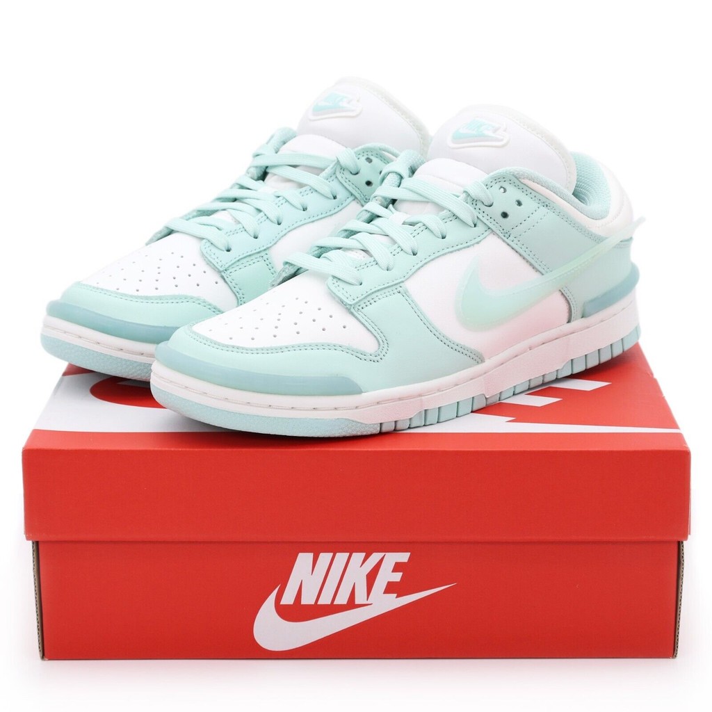 Dz2794-101 Nike Dunk Low Twist Summit White Jade Ice Mint Blue Ocean ...