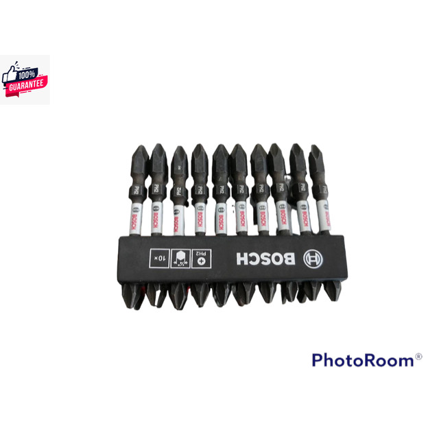 Bosch ดอกไขควง 110 มิล และ ดอกสั้นขนาด65มม. สองปลาย genuine1ดอก สีดำ ...