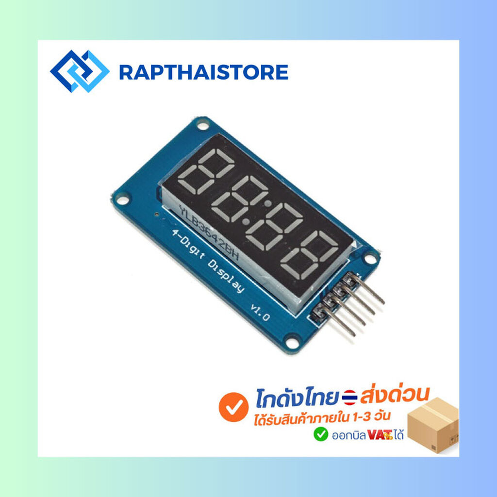 4 Digits 7 Segments TM1637 Digital Tube LED Clock Display Module ...