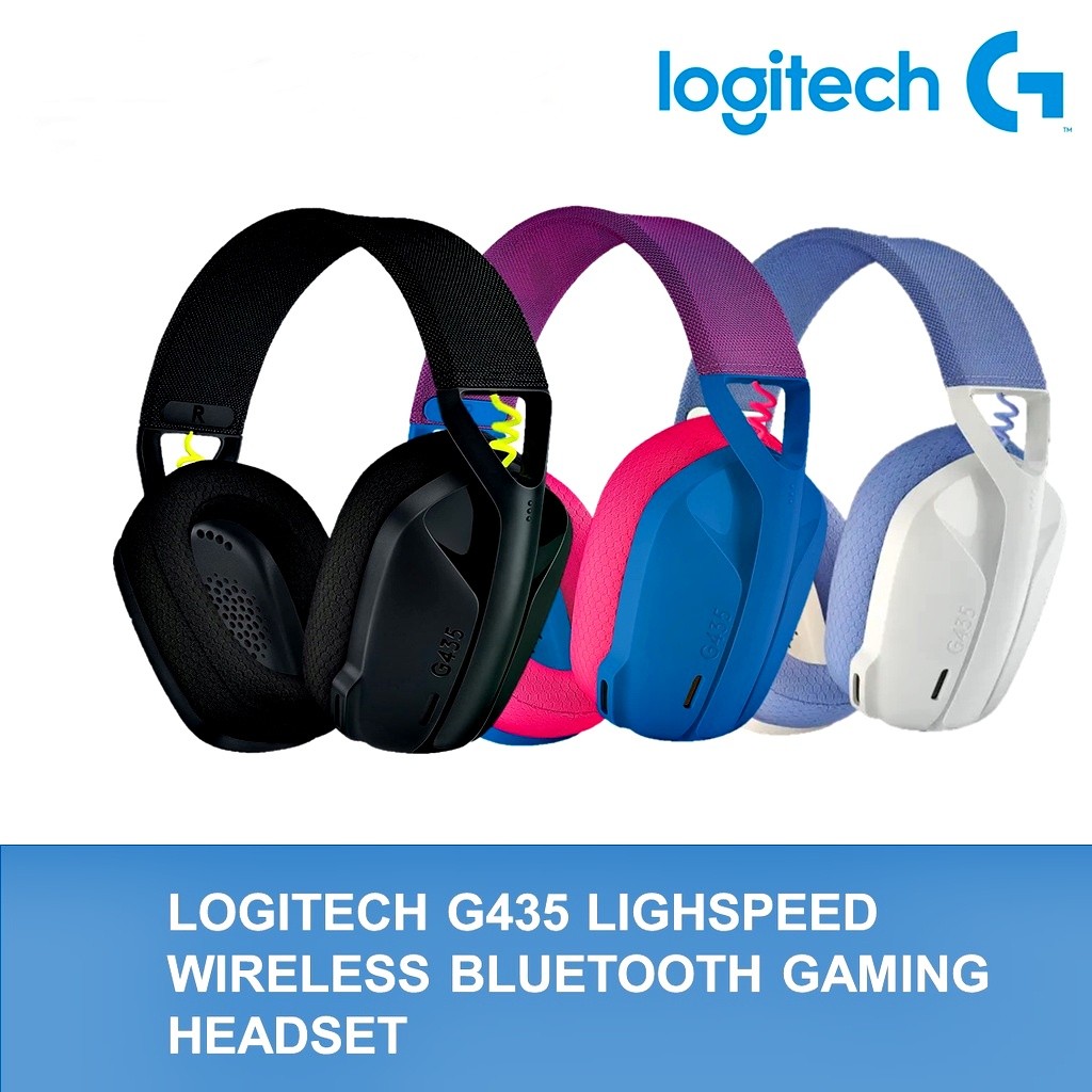 Logitech G435 Ultra-lightspeed Wireless Bluetooth Gaming Headset หูฟัง ...