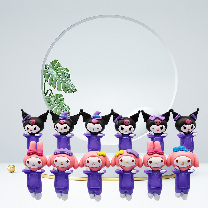 My My Mystery Box Angel Chee Toy Kuromi Melody Series ฟิกเกอร์ตกแต่งรถ ...