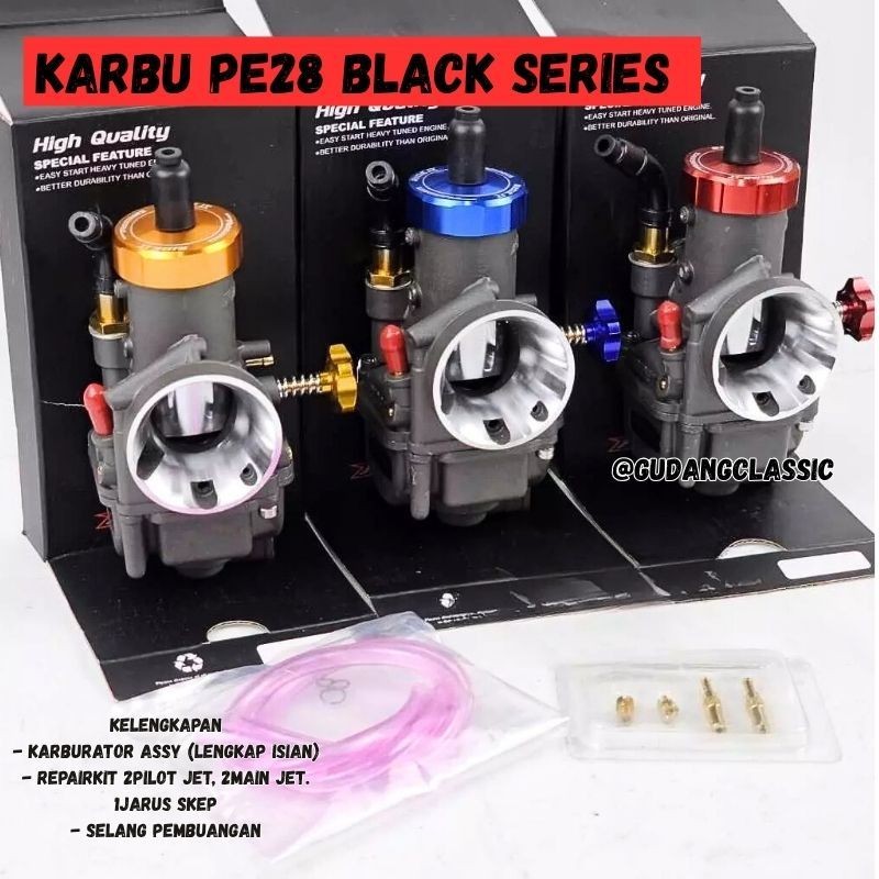 Pe28 BLACK SERIES คาร์บูเรเตอร์ PE 28 Ride IT คาร์บูเรเตอร์คุณภาพ ...