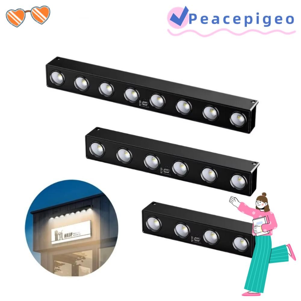 PEACEPIGEO โคมไฟขับเคลื่อน,โคมไฟติดผนัง LED 4/6/8,ไฟป้ายผนังสว่างกันน้ําตกแต่งสวน | Shopee Thailand