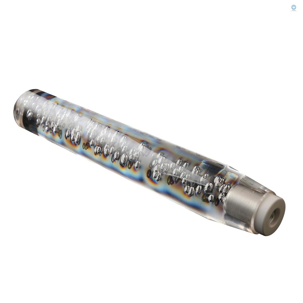 ไฟ LED RGB SHIFT KNOB Stick คริสตัลโปร่งใส Bubble Gear Shifter 30 ซม. ...