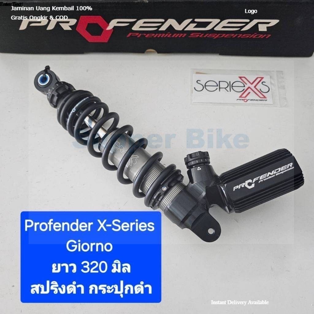 โช้คหลัง Profender Giorno X-Series ยาว 300 และ 320 มิล ของแท้ (1 ตัว ) จาก Super Bike | Shopee ...