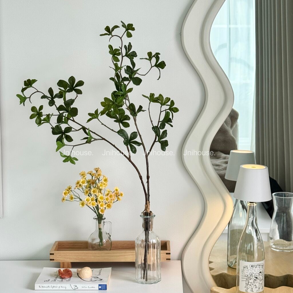 [พร้อมส่ง] Jnihouse : กิ่งไม้ประดิษฐ์ใบเขียวสูง 70cm (Premium Faux Leaf Branch)(Tree) | Shopee ...