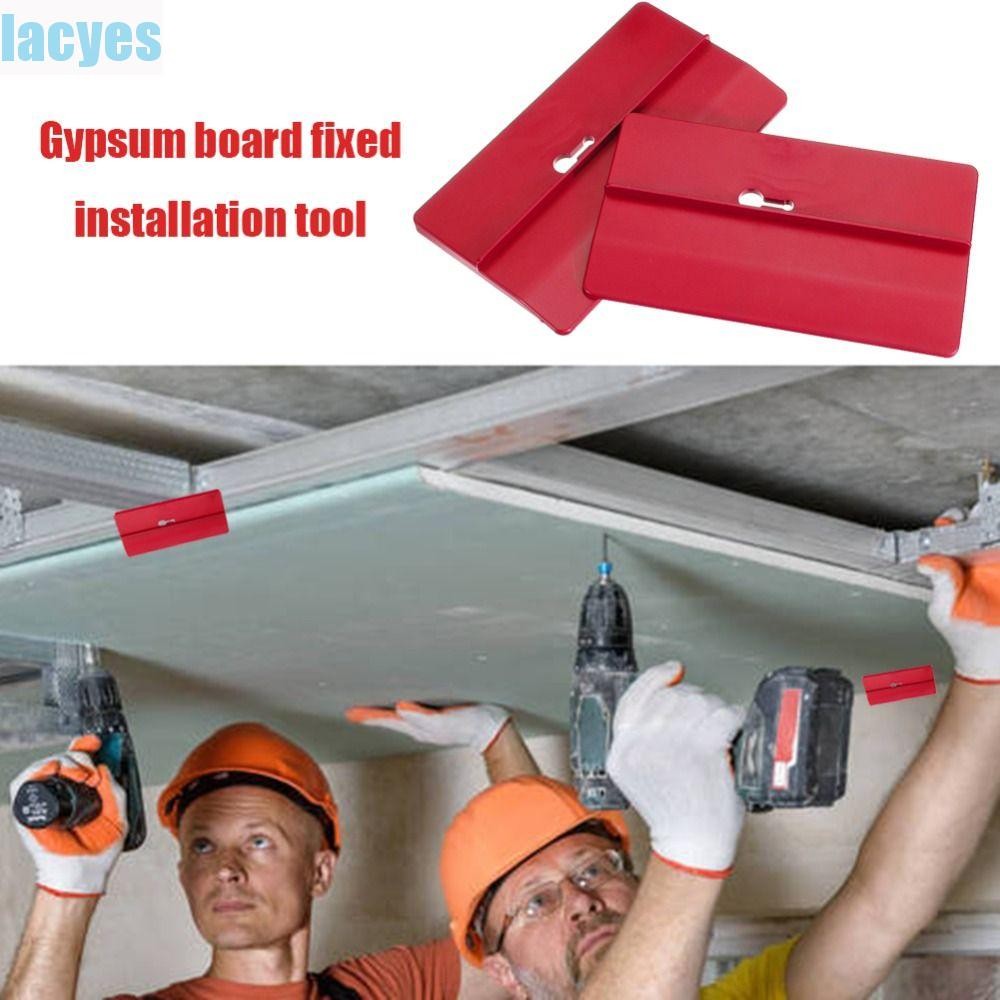 LAYES 2 ชิ้น Plasterboard Fixing Board, เพดานติดตั้งเพดานตําแหน่งแผ่น ...