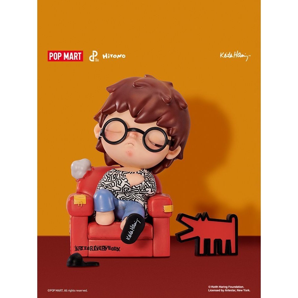 Popmart Hirono Hirono x Keith Haring Figure ขนาดใหญ่ความสูงประมาณ 15 ...