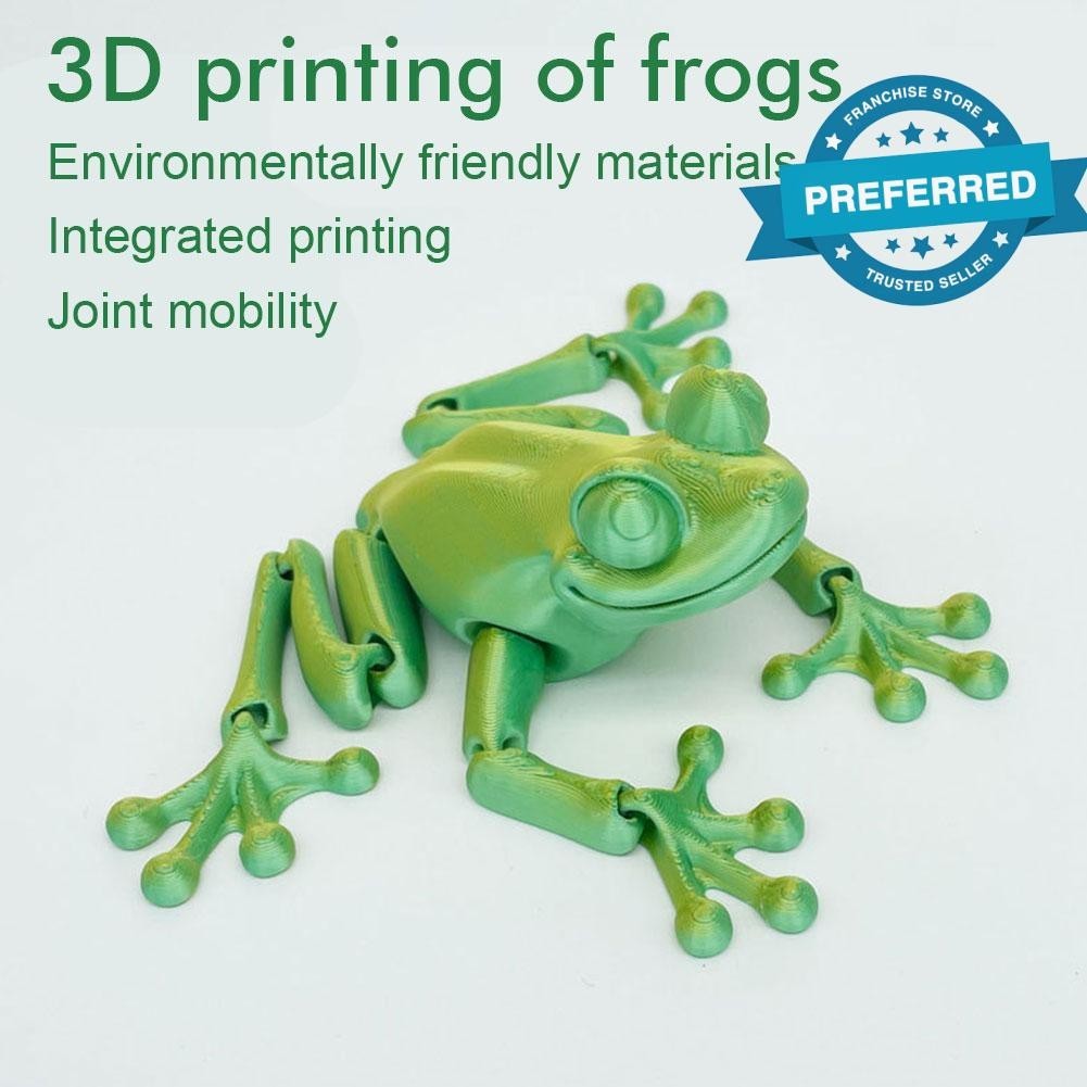 Lucky 13 Action Frog 3d Dummy 13 หุ่นยนต์ของเล่นเคลื่อนย้ายได้กบของเล่นสไตล์ Mechanical Movable ...