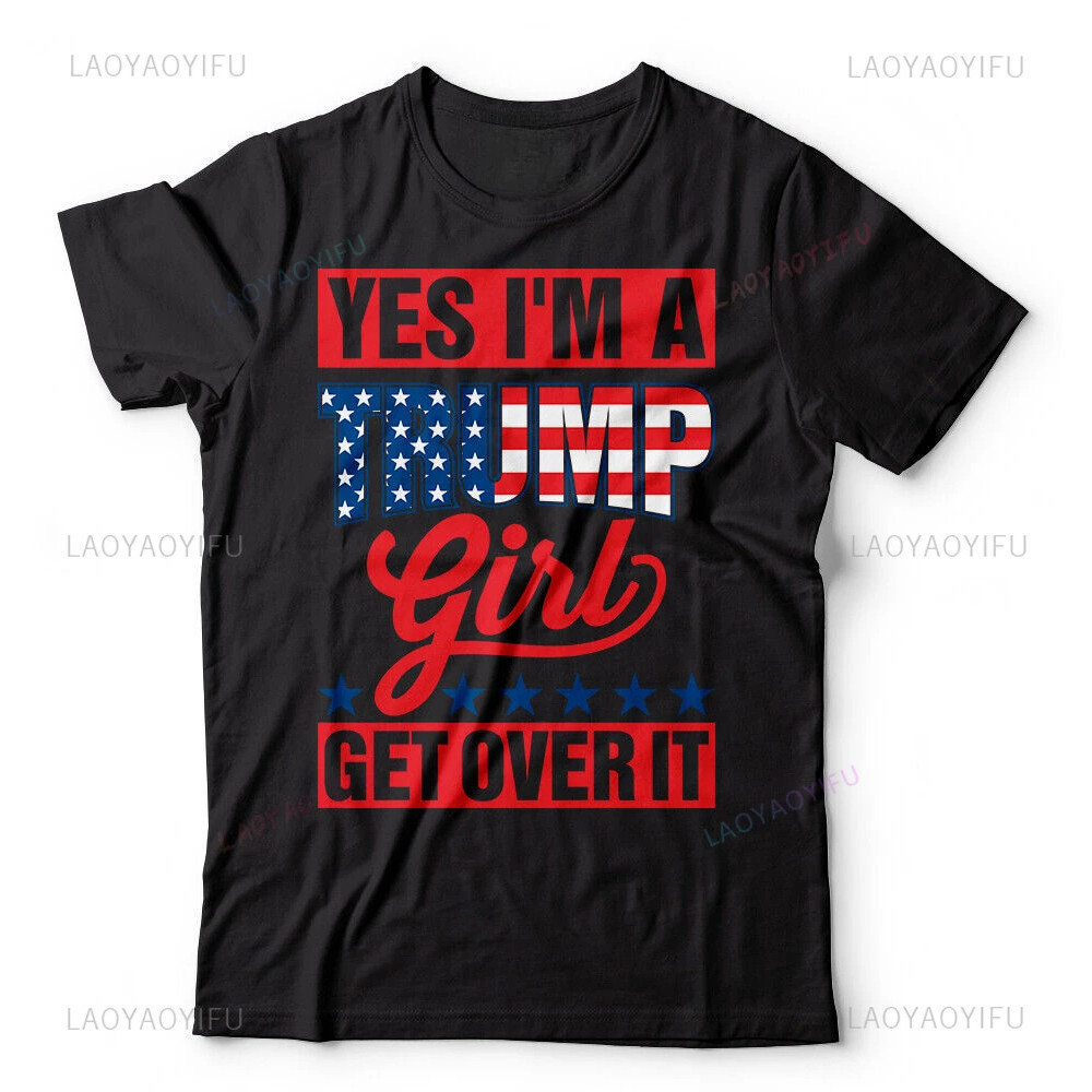 Tru & mp สาวเสื้อยืด Donald Trump 2024 Republican การเลือกตั้งผู้ชาย ...