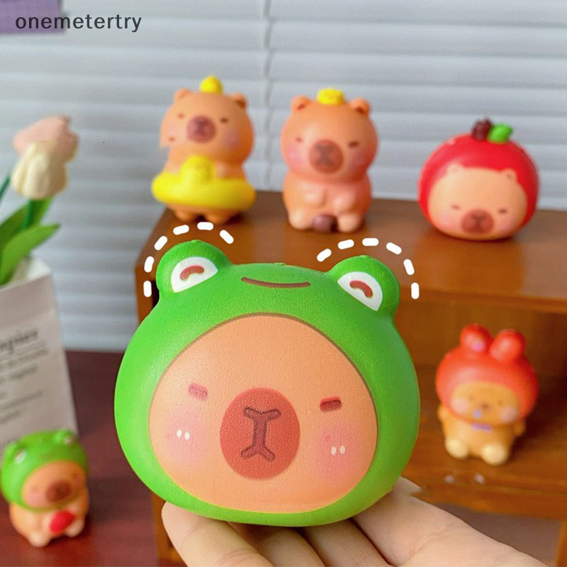 Onem น่ารักการ์ตูน Capybara Mochi ของเล่นหยิก Squishy ของเล่นช้า ...