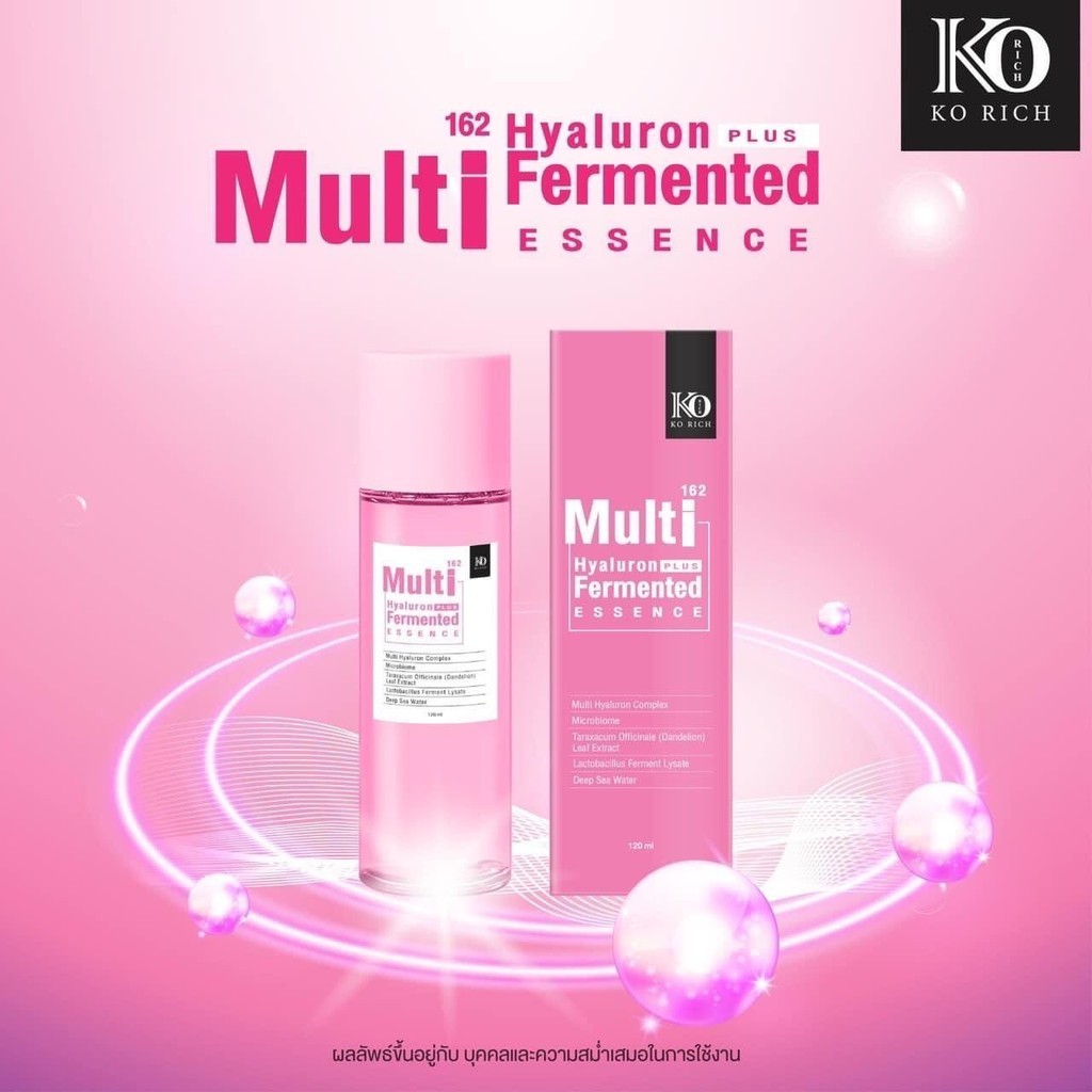 KO RICH 162 Multi Hyaluronic Plus Fermented Essence (100ml) | Shopee ...