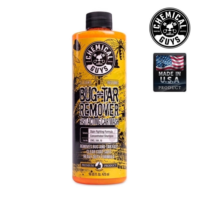 ล้างรถ (ของแท้💯%) Bug Bugger & Tar Remover : Chemical Guys น้ำยาขจัด ...