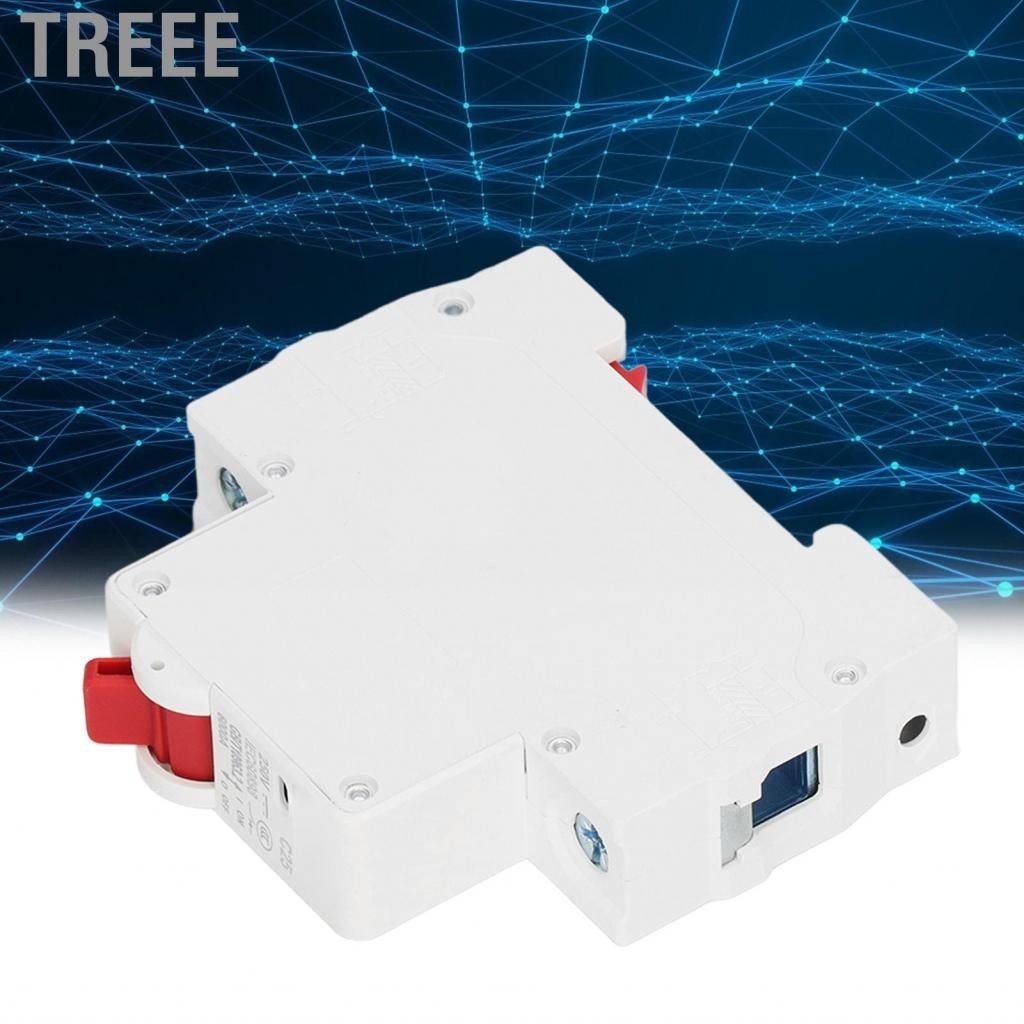 Treee 1P Circuit Breaker การติดตั้งราง DIN สั้นสวิตช์ป้องกันการโอเวอร์โหลด DZ | Shopee Thailand