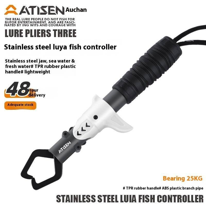 Sea fishing road Asian fish control clamp stainless steel fish control ...