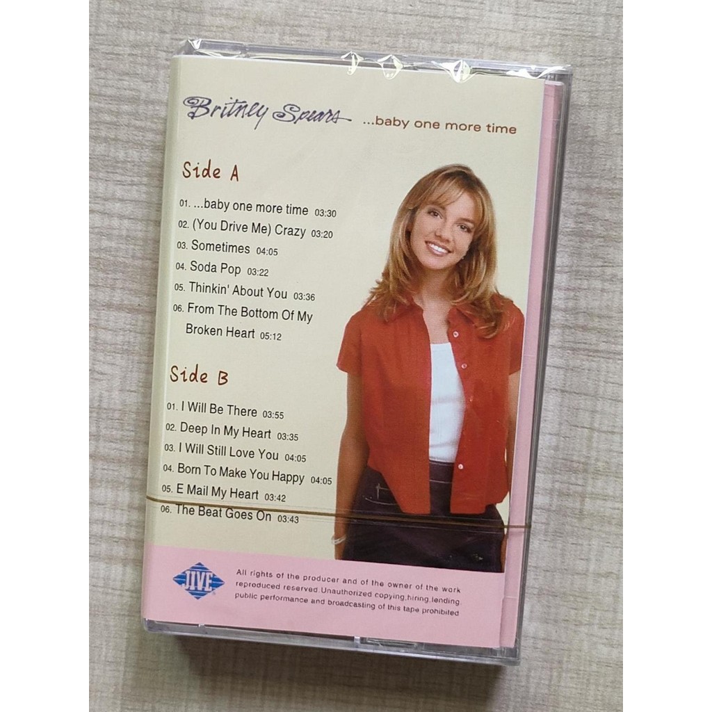 Wangmgxqyl1314 Tape Britney Spears Baby One More Time อัลบั้ม Little ...
