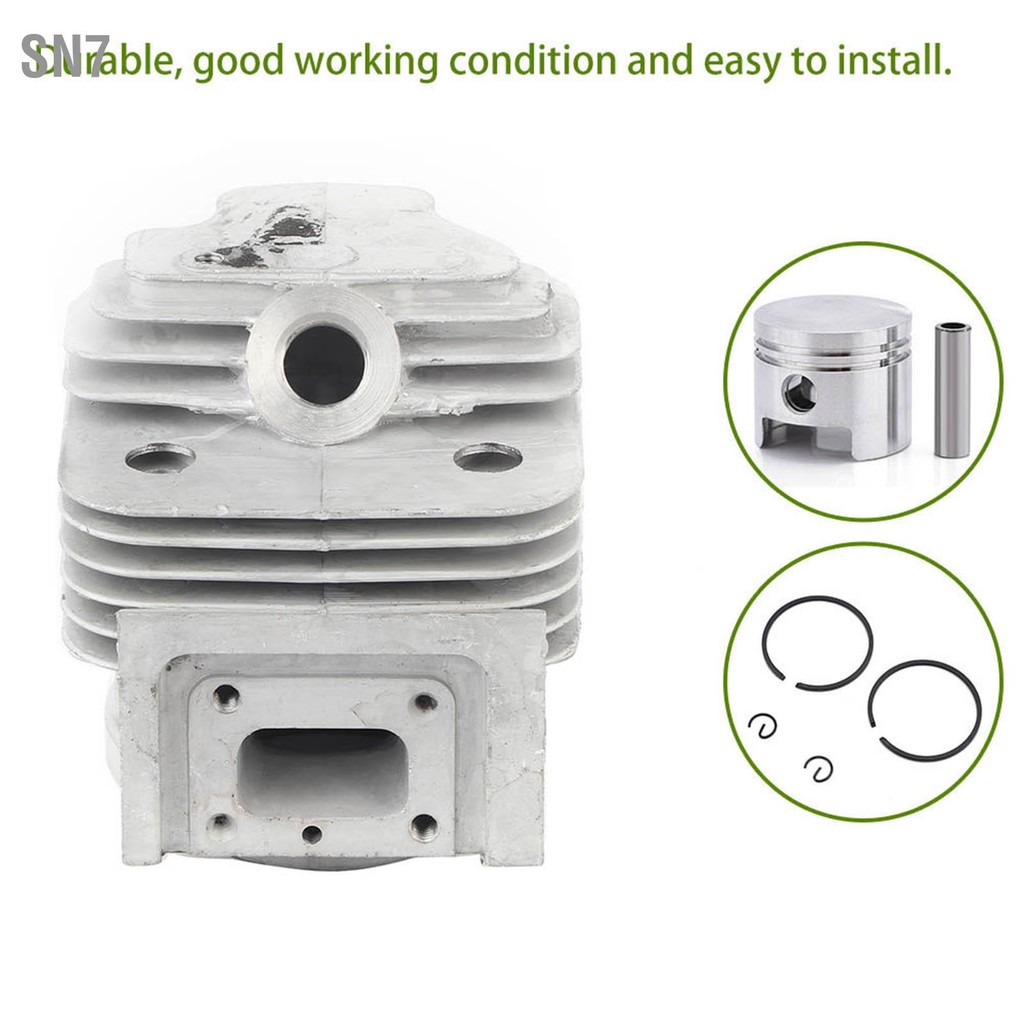 SN7 ชุดกระบอกสูบชุดลูกสูบแหวนชุดสำหรับ MITSUBISHI TL52 BG520 เครื่องตัดแปรง Eng 44 มม. | Shopee ...