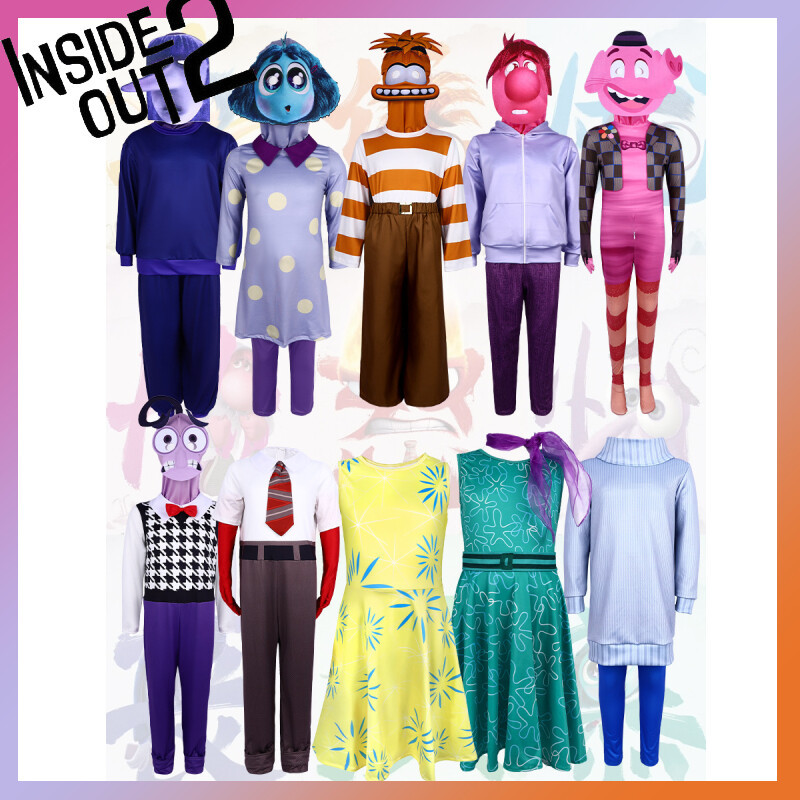 Inside Out 2 Joy/Disgust/Anger/Fear/Sadness/Envy/Embarrasment/Anxiety ...