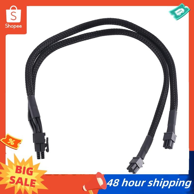 พร้อมสต็อก Dual Mini 6 Pin ถึง 8 Pin PCI Express การ์ดอะแดปเตอร์ไฟ ...