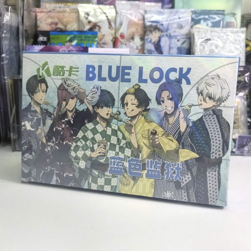 Blue Prison Blue Lock การ์ดชายสองมิติคอลเลกชันทั้งกล่องการ์ดหนา ...