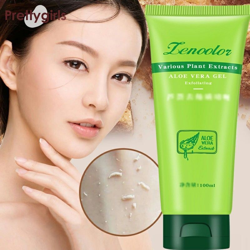 PY.th ครีมขัดผิวให้ความชุ่มชื้นว่านหางจระเข้ร่างกายใบหน้าถูโคลนขัดผิว ...