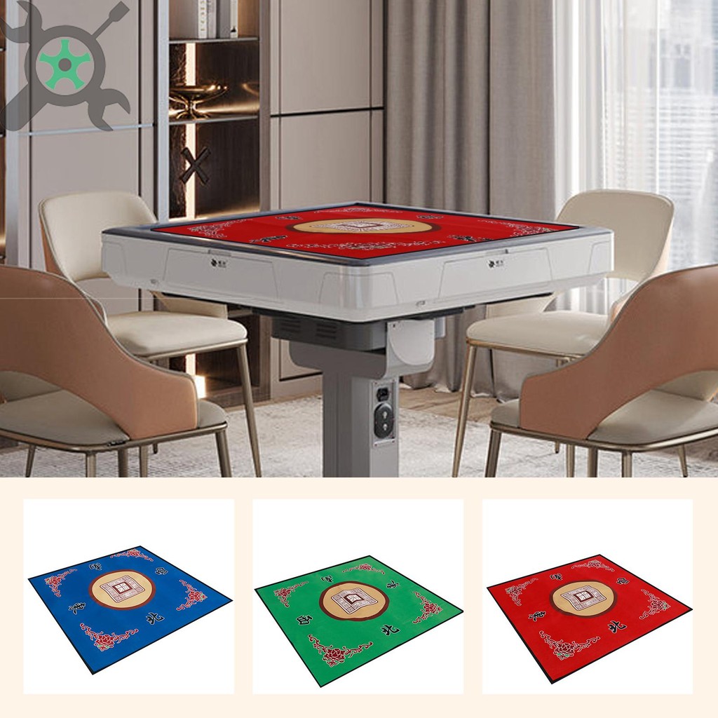 เสื่อไพ่นกกระจอกขนาดใหญ่ Anti-Noise Mahjong Mat Slid-Proof Mahjong ...