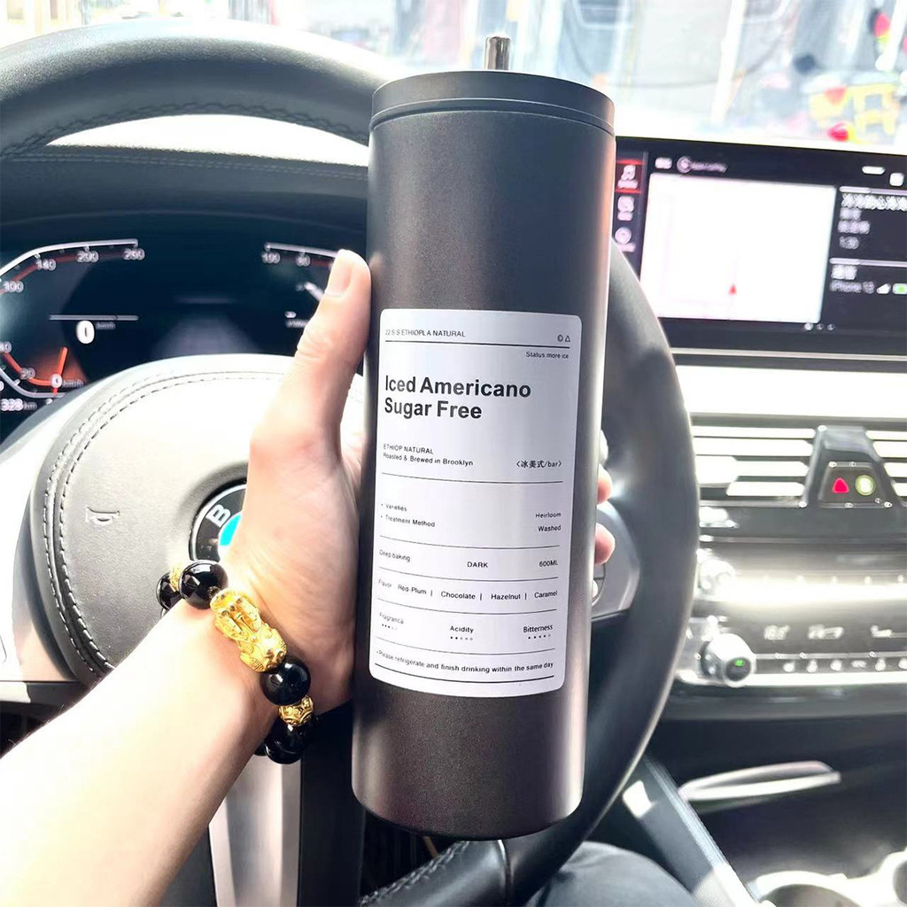 Americano Cup แก้วเก็บความเย็น เก็บความร้อน ขนาด 600 มล แก้วเก็บความเย็น กระติกน้ำร้อน แก้วกาแฟ ...