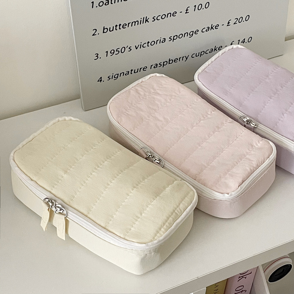 Simple Simple Simple Macaron Plain Elegant Solid Color Pencil Case High ...