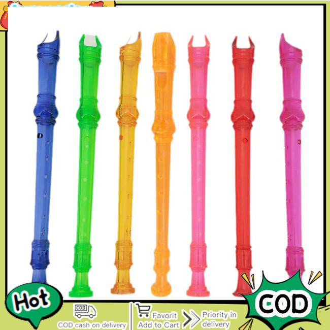Soprano Recorder Instrument ที่ถอดออกได้ 8 หลุม ABS Descant Recorders ...