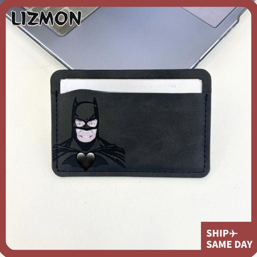 LIZMON Batman ID Card Holder, การ์ตูน Hollow Out คลุมบัตรขับขี่ ...