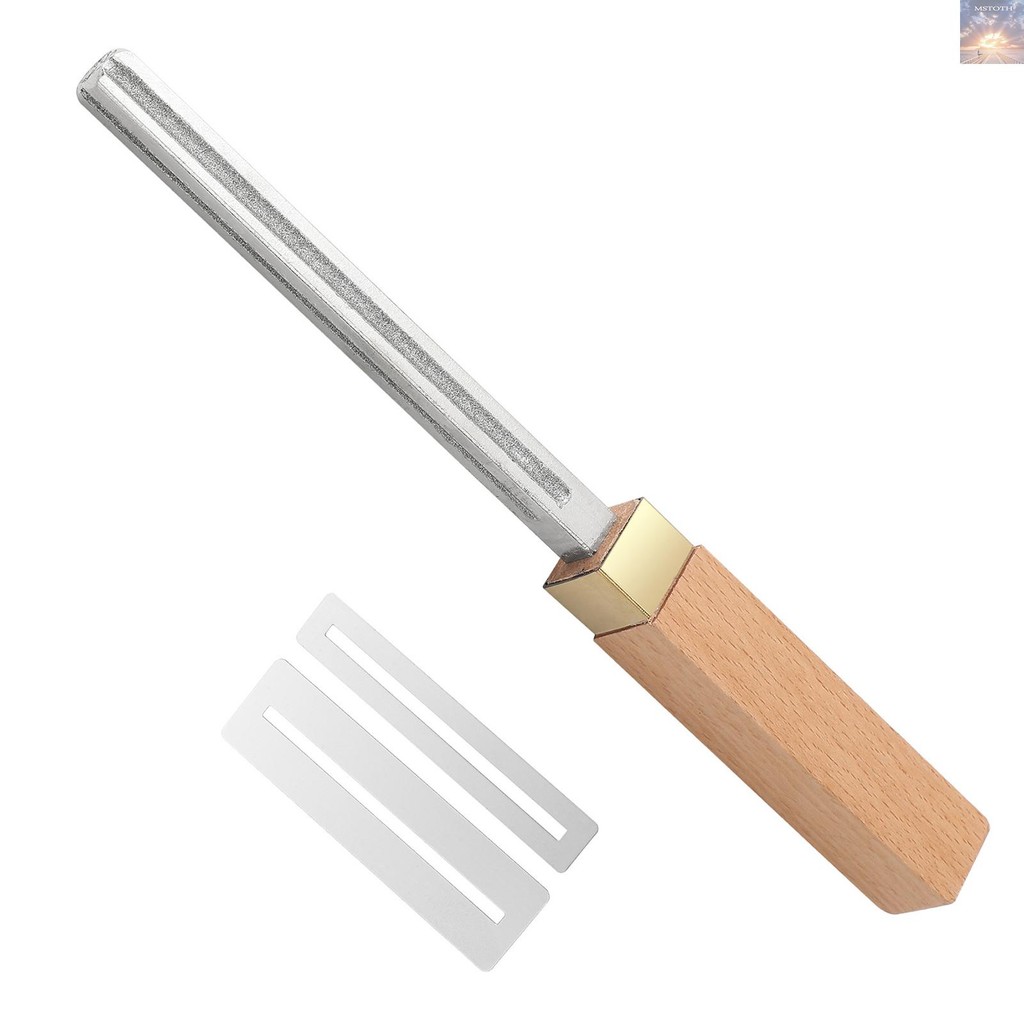 กีตาร์ Fret Crowning Fret ซ่อมเครื่องมือ 4 ขนาดขอบแคบ/กลาง/กว้าง Notch ...