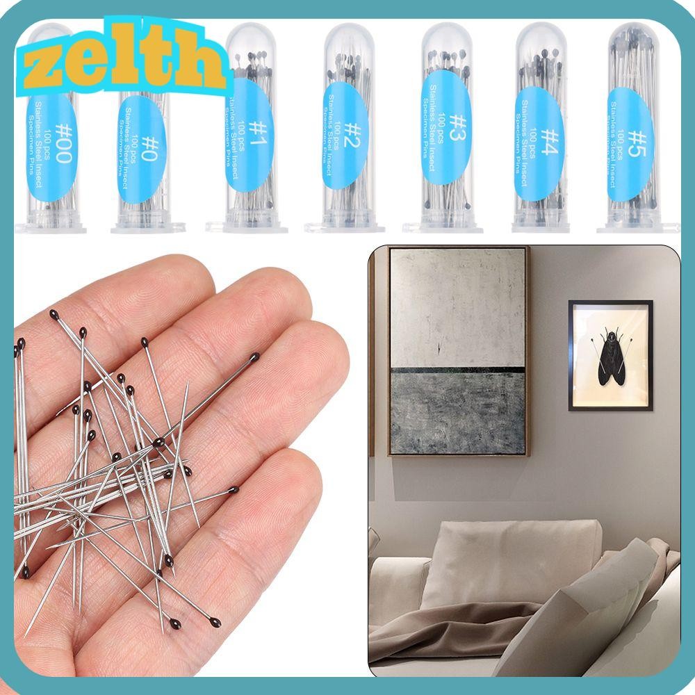 ZELTH 100 ชิ้น Pin High Hardness การศึกษา Sharp Tip ตัวอย่าง Pins ...