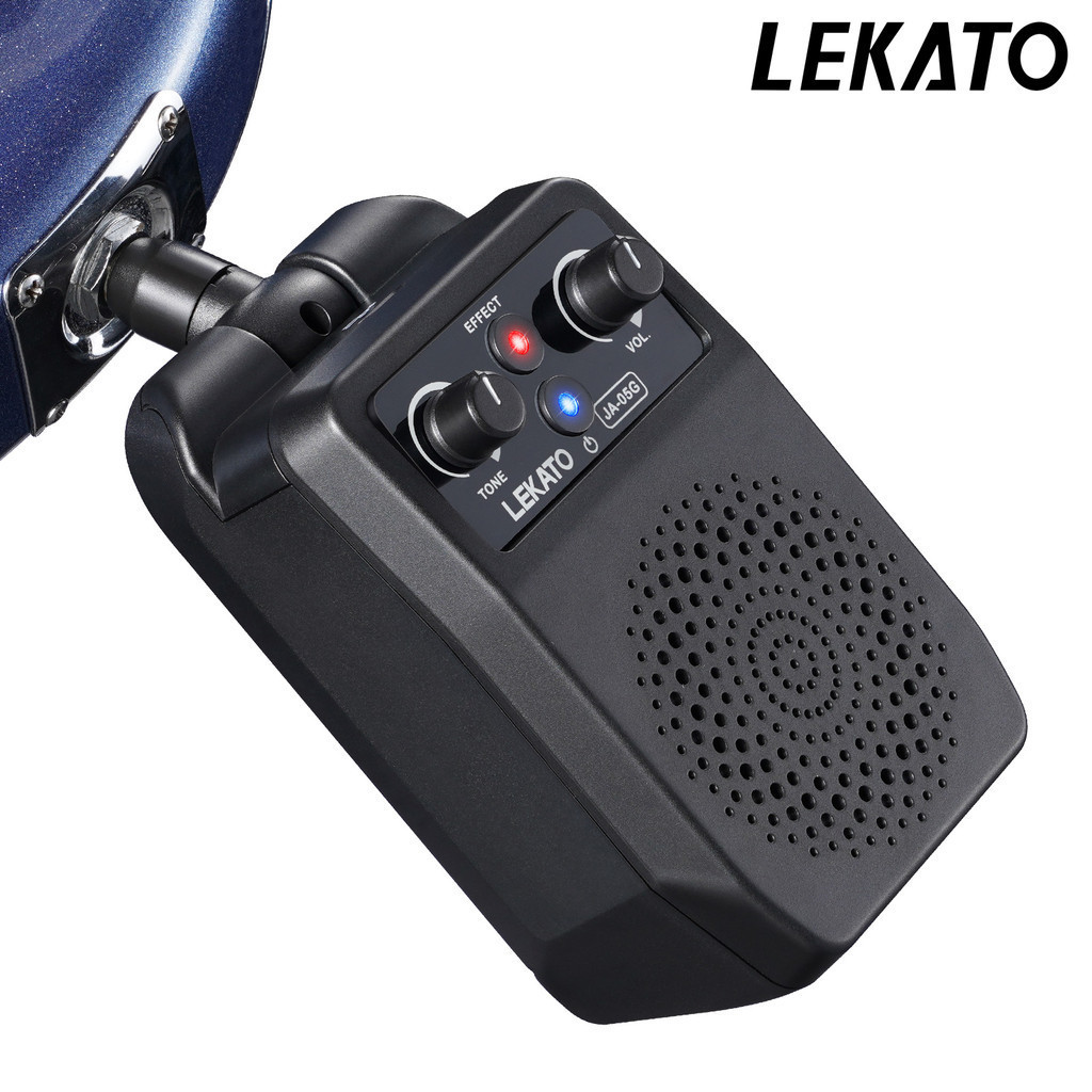 Lekato JA-05G เครื่องขยายเสียงกีตาร์ขนาดเล็ก 5W แอมป์บลูทูธแบบชาร์จไฟ ...