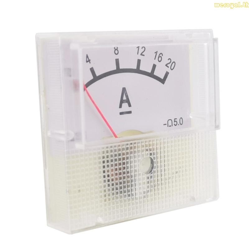 Weroyal Analog Amperemeter DC0-20A แผงเมตร Mechanical Current Meter ตัว ...