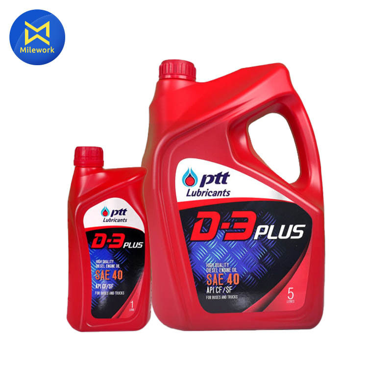 น้ำมันเครื่อง PTT D3 PLUS #40 5L แถม1L(404201) | Shopee Thailand
