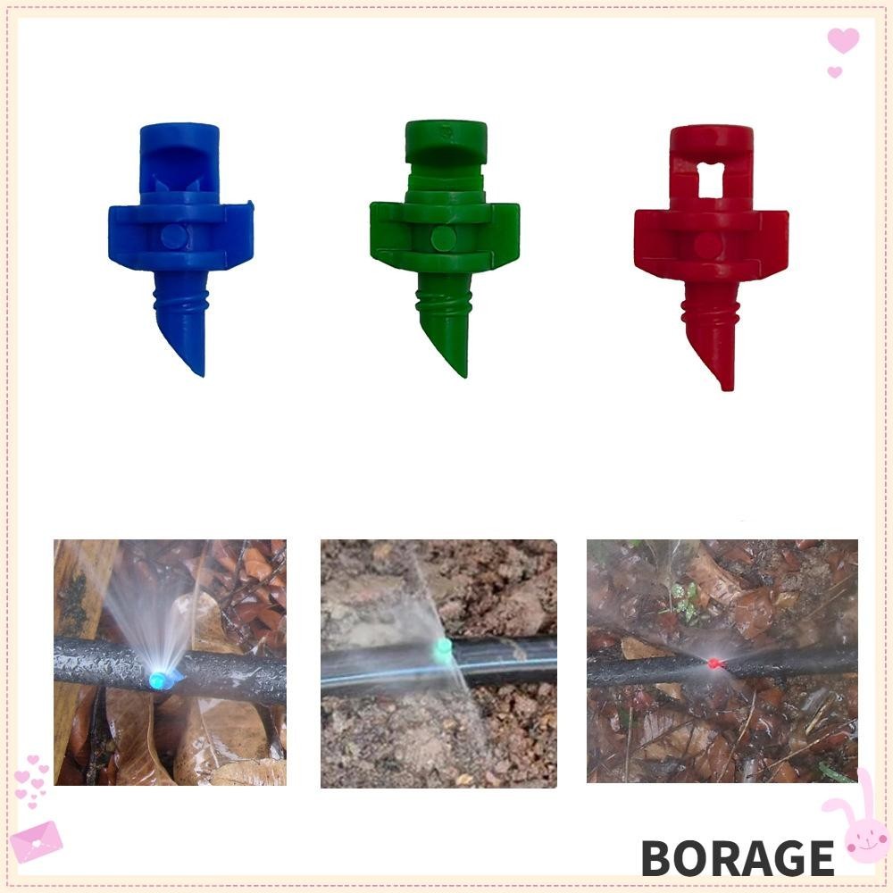 Borag 100PCS สปริงเกลอร์หักเห,การเชื่อมต่อเกลียวหัวฉีดหมอกพลาสติก ...