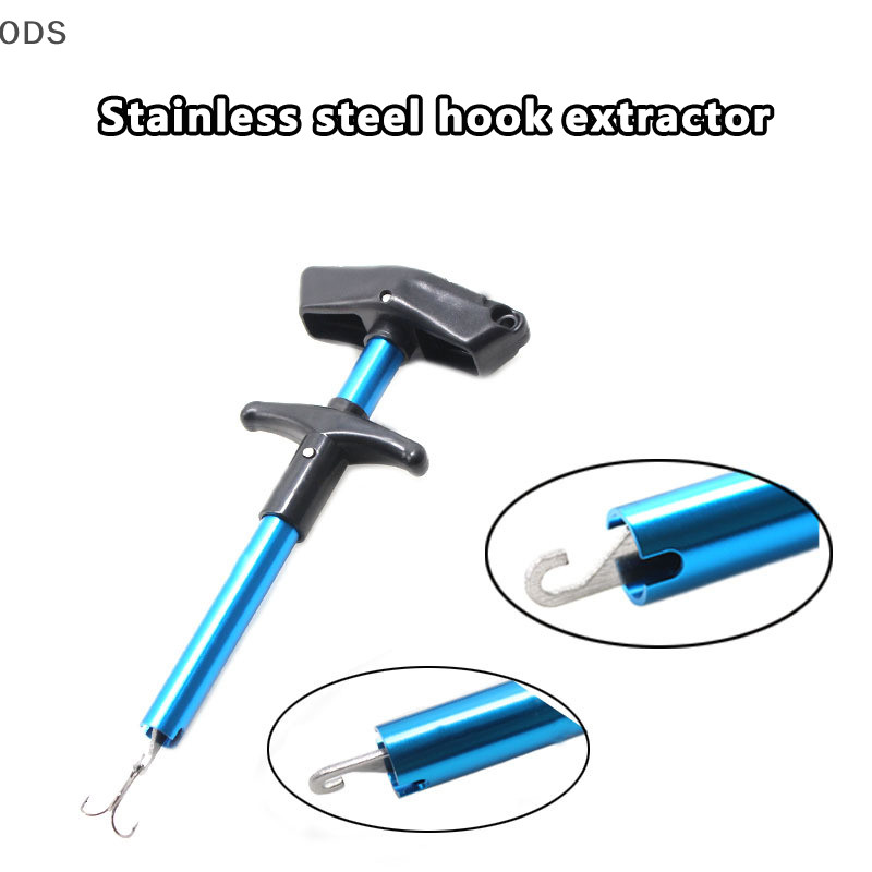 Ods 1 ชิ้นตะขอตกปลา Remover เครื่องมือตกปลา Lure Remover อลูมิเนียมหลอด ...