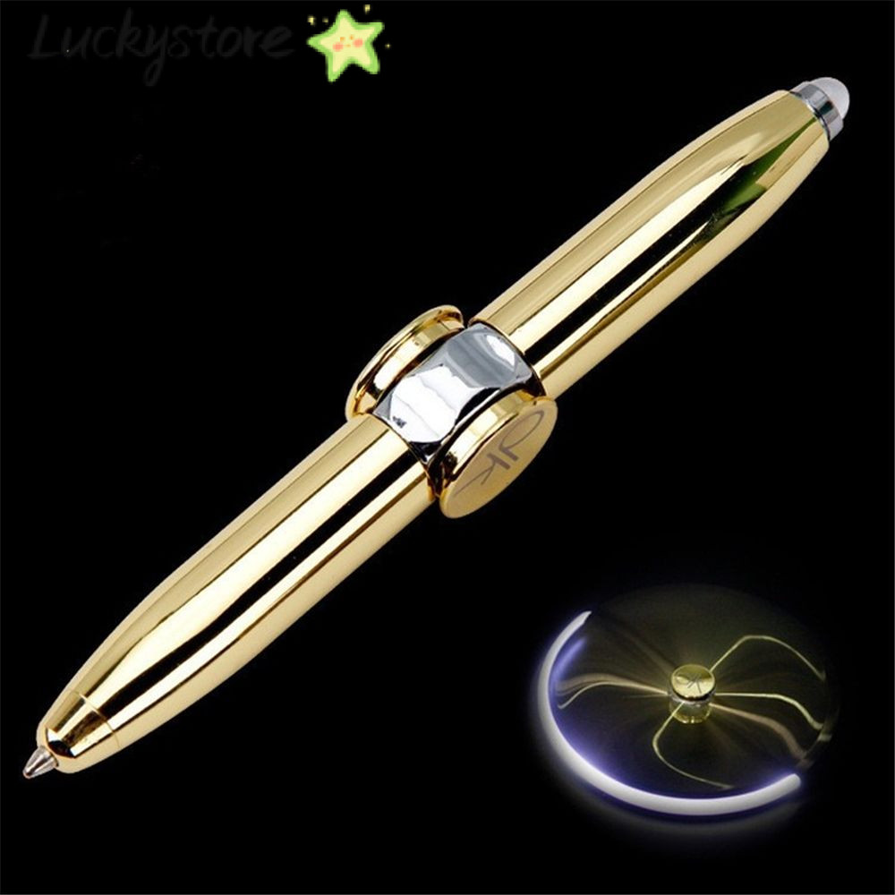LUCKY Fun Fidget Spinner Pen Decompression Gyroscope Spinning Pen ...