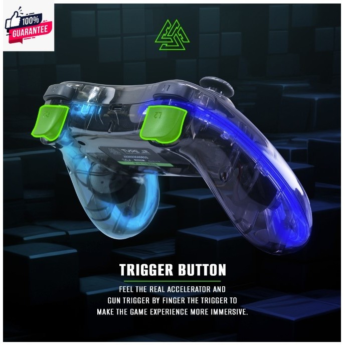 EGA TYPE J2 Gaming Joy Controller จอยเกมมิ่งไร้สาย genuineรัประกัน ...