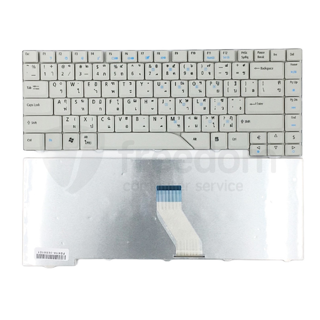 คีย์บอร์ด Acer Aspire 4310 4315 4320 4510 4520 4710 4720 ไทย-อังกฤษ สี ...
