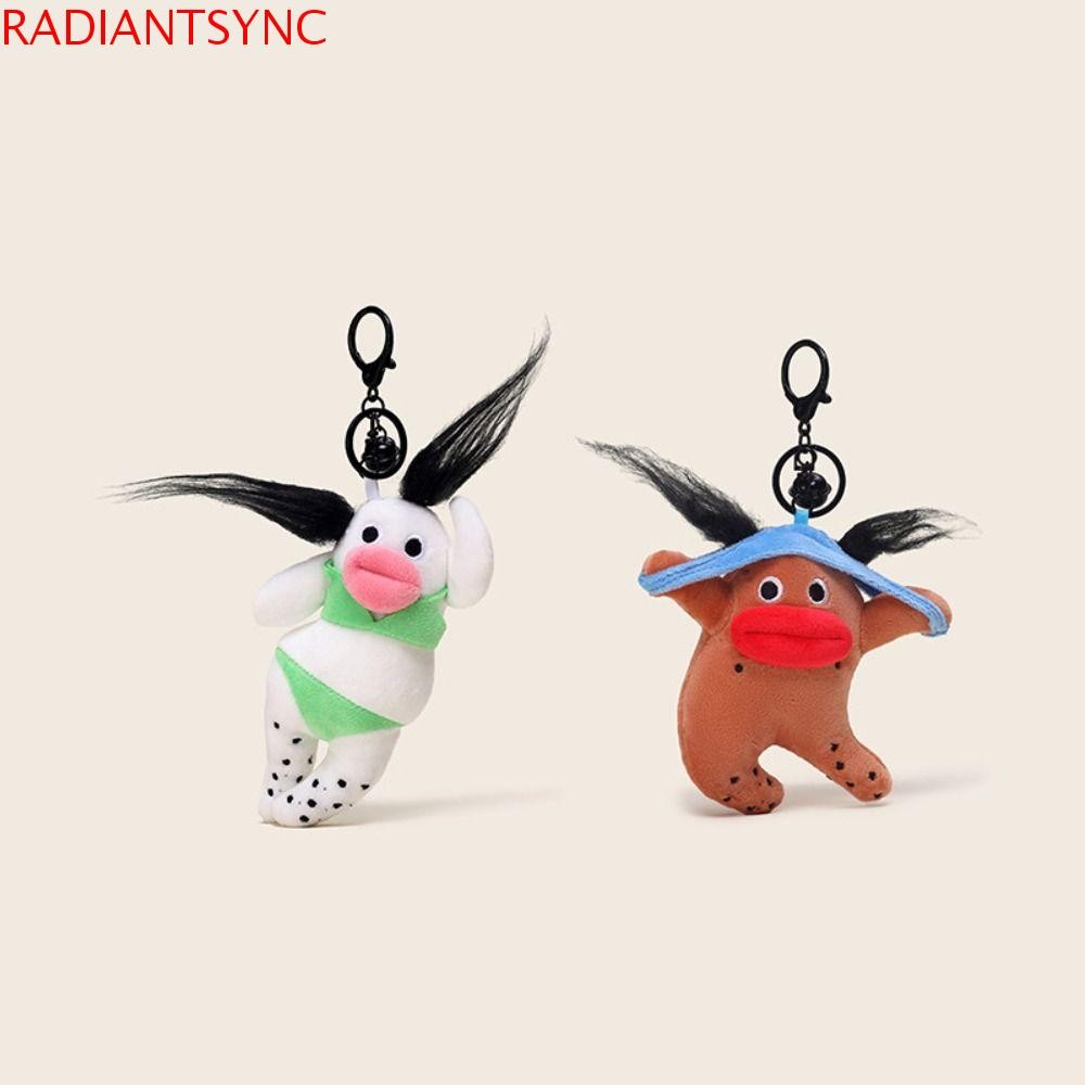 Radiantsync ไส้กรอกปากตุ๊กตาพวงกุญแจ, PP ผ้าฝ้ายปุยตาโตตุ๊กตาผ้าพวงกุญแจ,ตุ๊กตาพวงกุญแจยัดไส้ ...