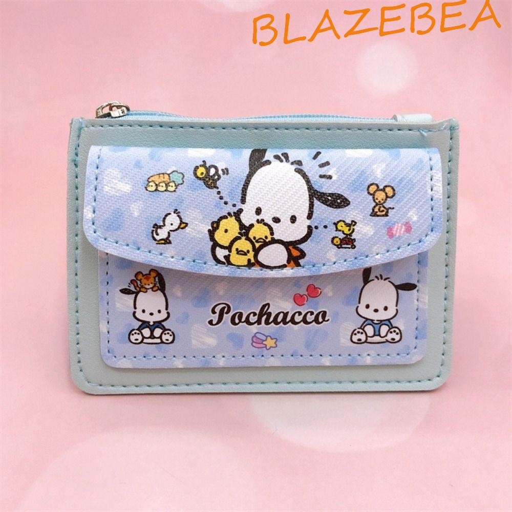 Blazebea กระเป๋าการ์ตูน, PU หนัง Kuromi ผู้ถือบัตรคลัทช์, ญี่ปุ่น KT Cat สไตล์เกาหลี Cinnamoroll ...